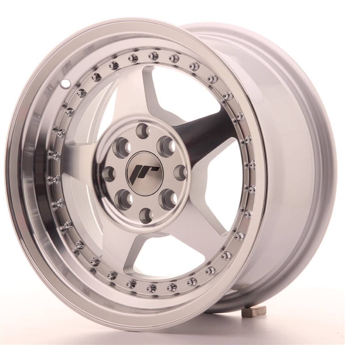 Jante JAPAN RACING JR6 15" x 7" 4x100 4x108 ET 25 Machined Face Silver