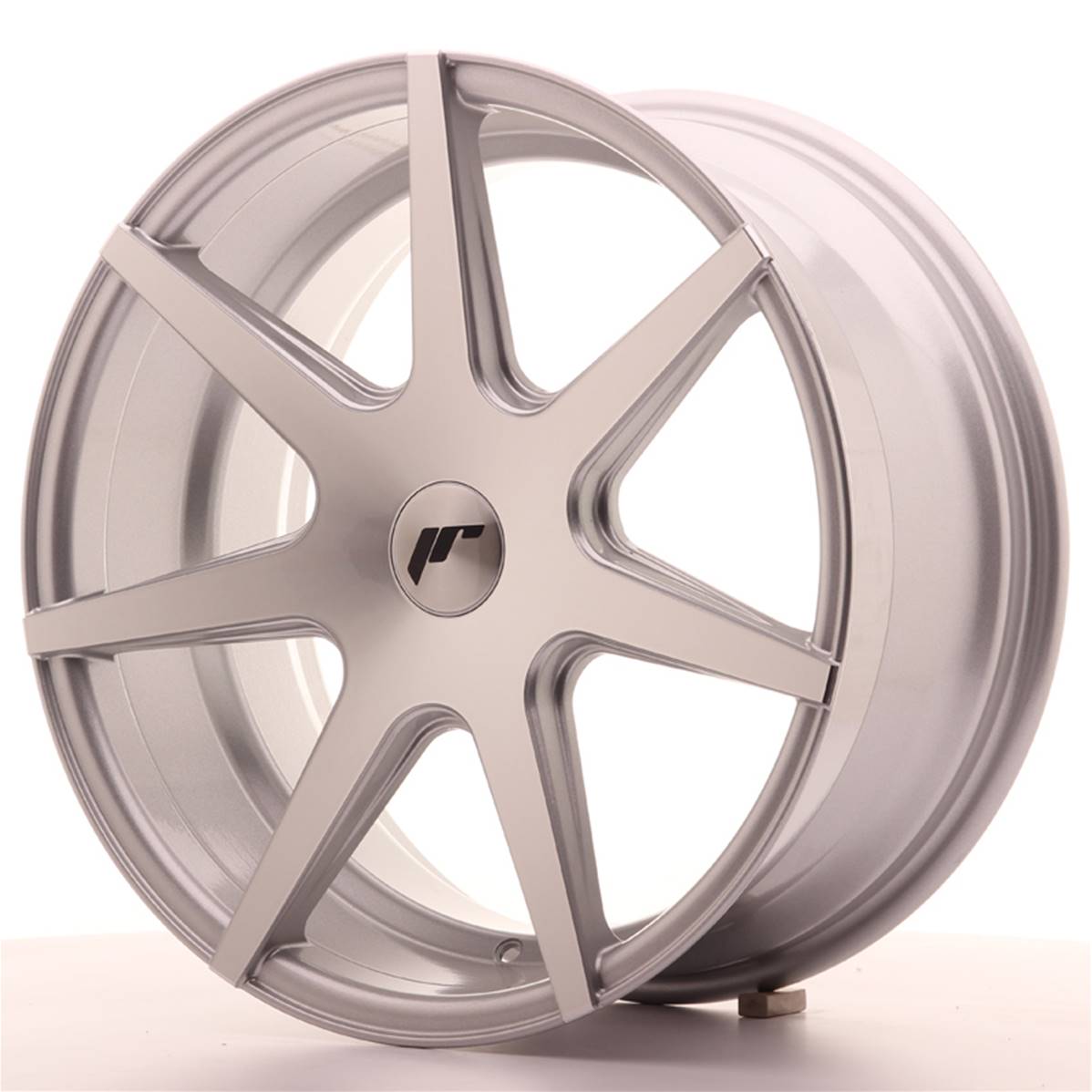 Jante JAPAN RACING JR20 18" x 8,5" Multi Perçage ET 40 Machined Face Silver
