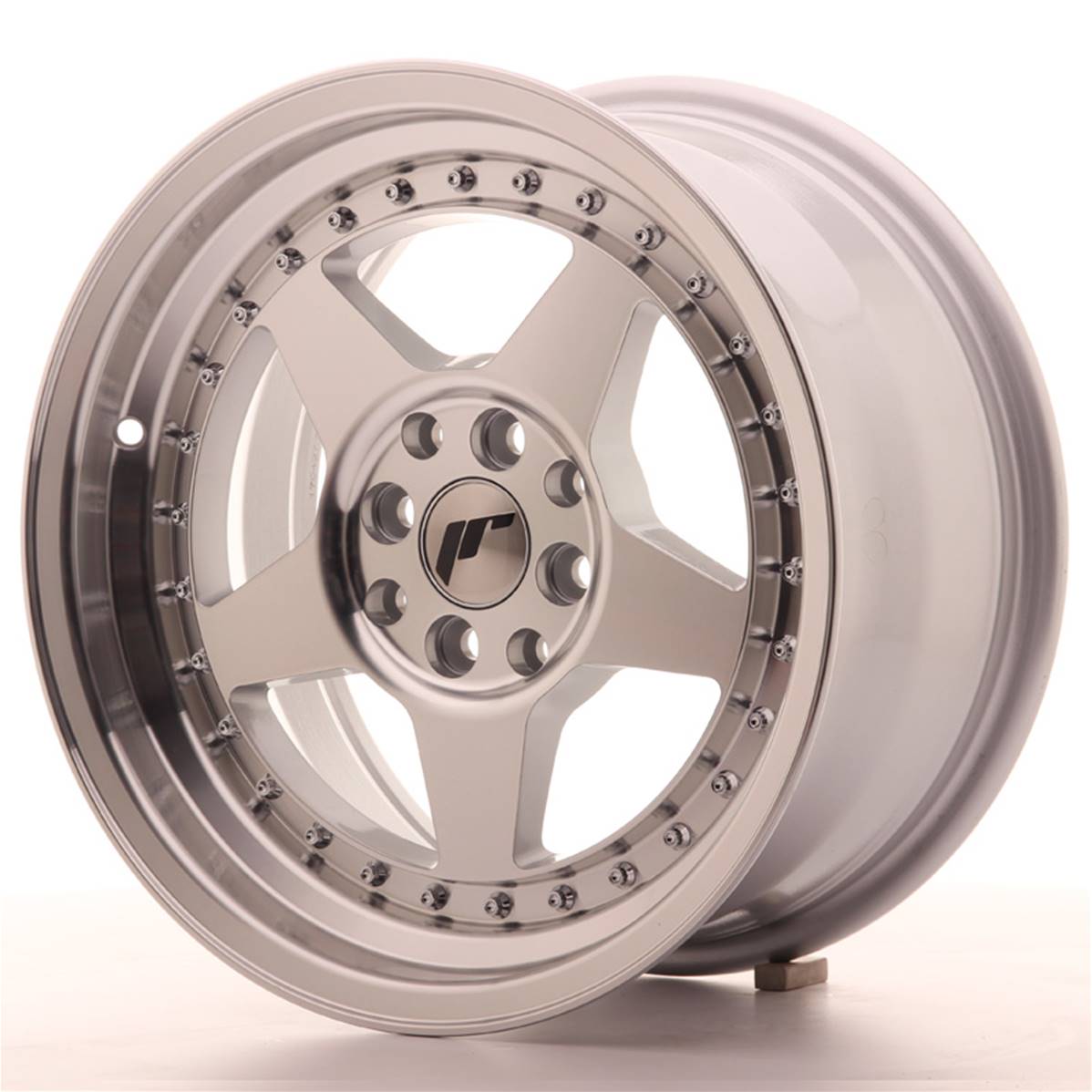 Jante JAPAN RACING JR6 16" x 8" 4x100 4x108 ET 25 Silver Machined Face