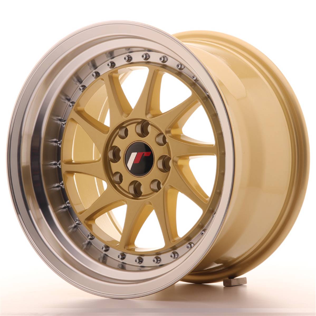 Jante JAPAN RACING JR26 16x9 ET20 4x100/108 Gold Machined Lip