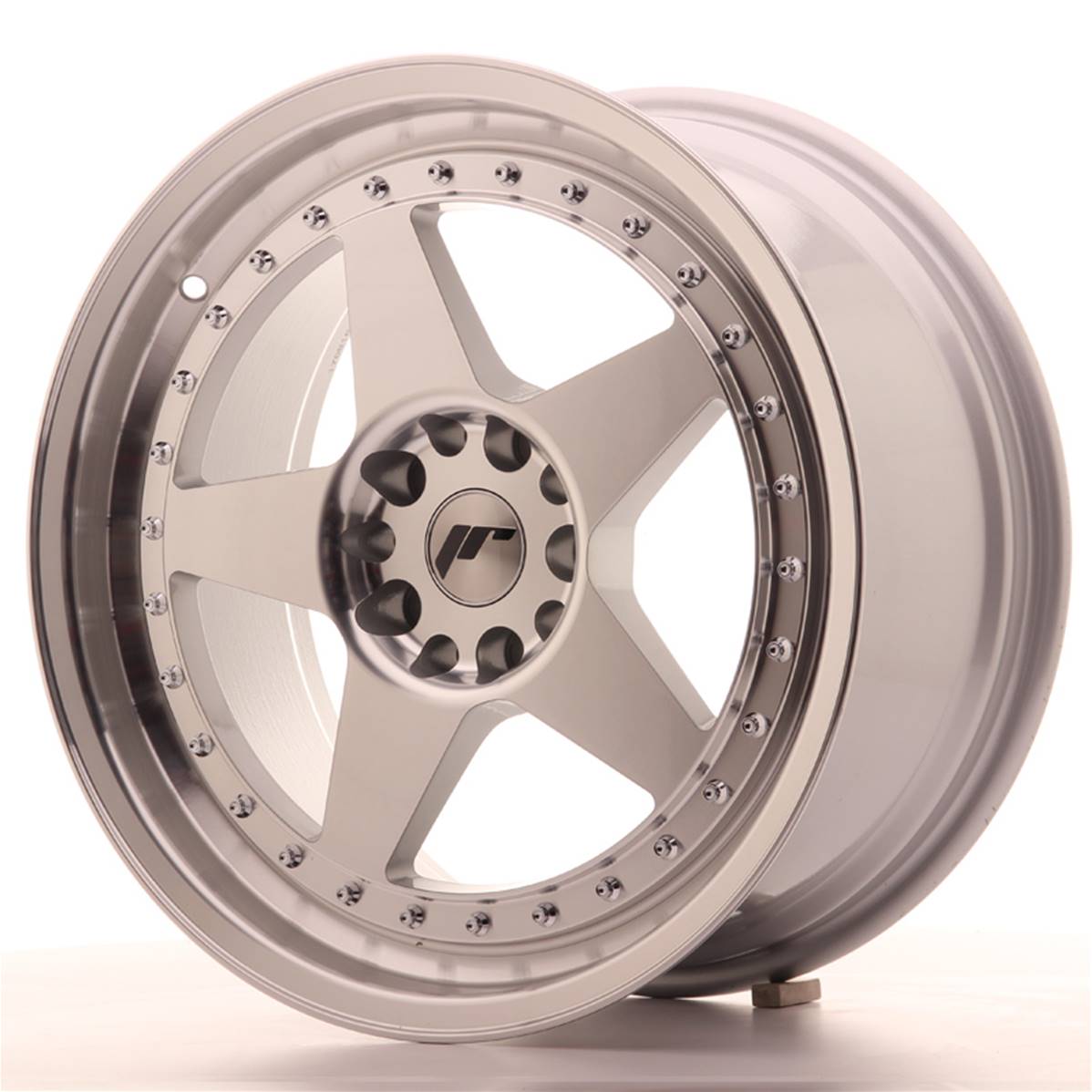 Jante JAPAN RACING JR6 18" x 8,5" 5x100 5x120 ET 35 Machined Face Silver