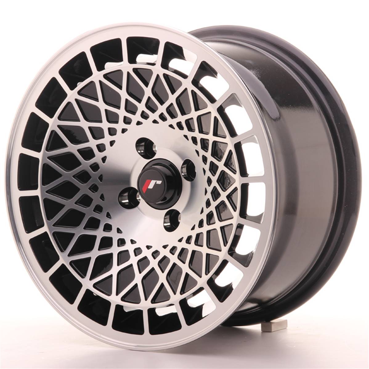 Jante JAPAN RACING JR14 15" x 8" 4x100 ET 20 Black Machined Face