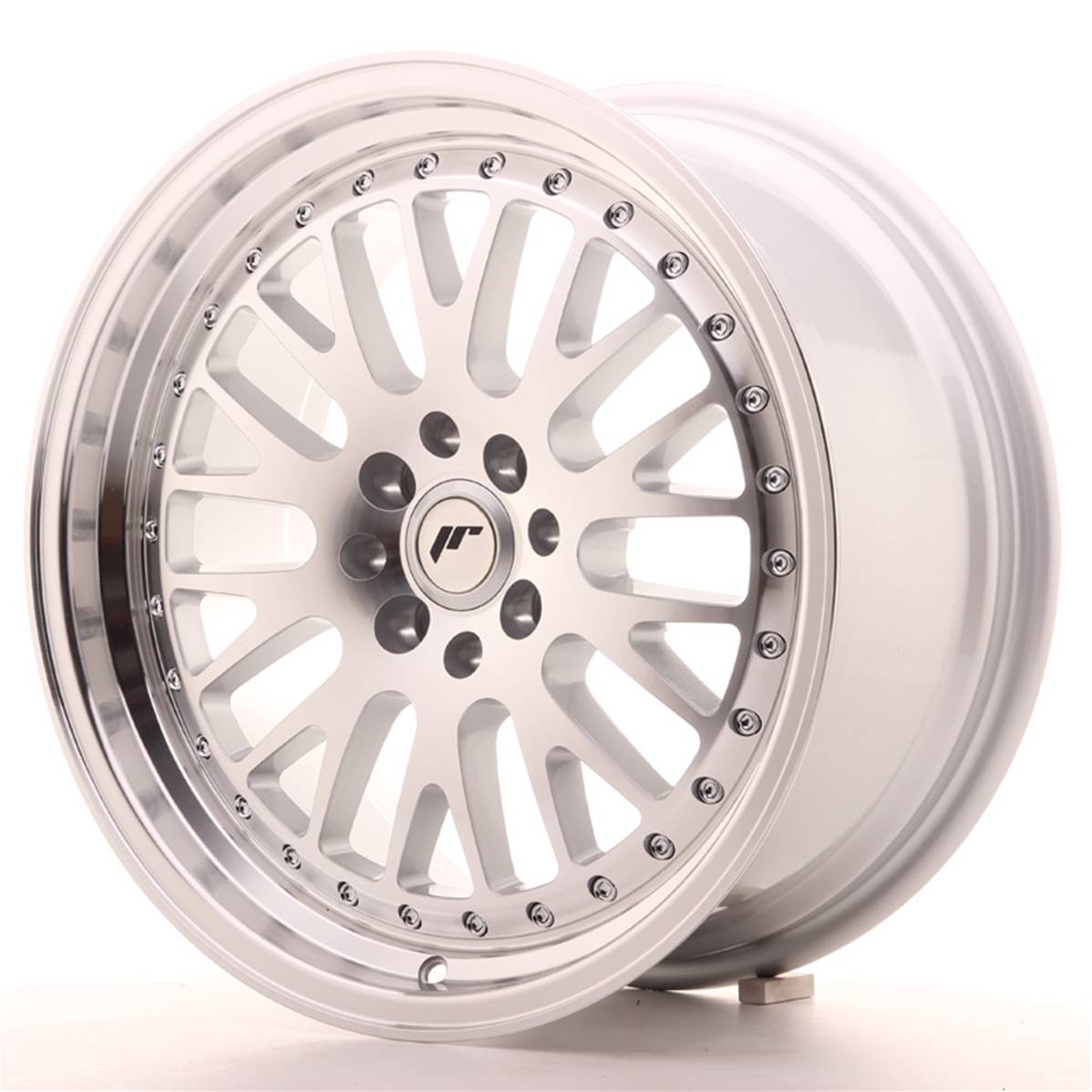 Jante JAPAN RACING JR10 17" x 8" 4x108 4x100 ET 20 Machined Face Silver