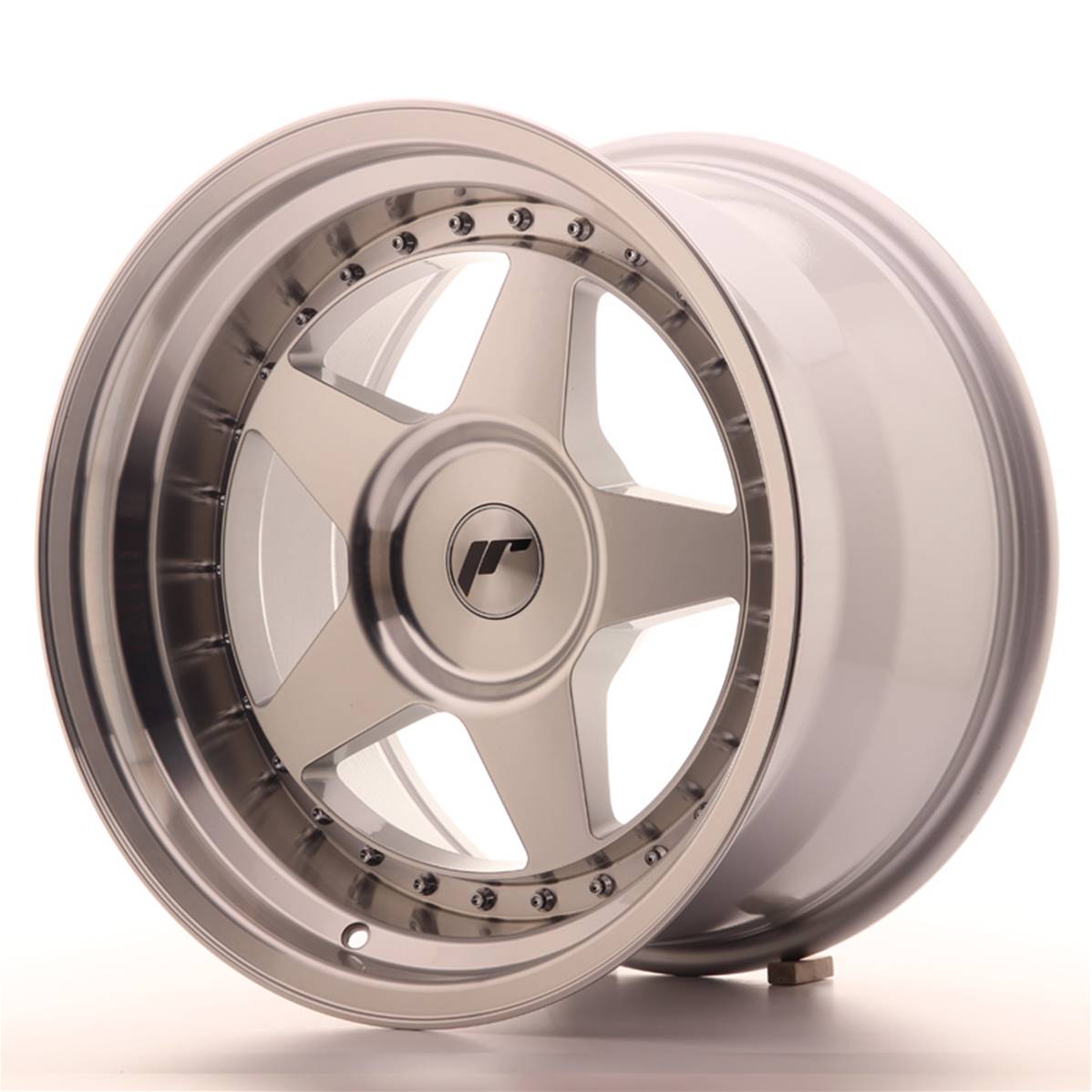 Jante JAPAN RACING JR6 17" x 10" Multi Perçage ET 0-20 Silver Machined Face