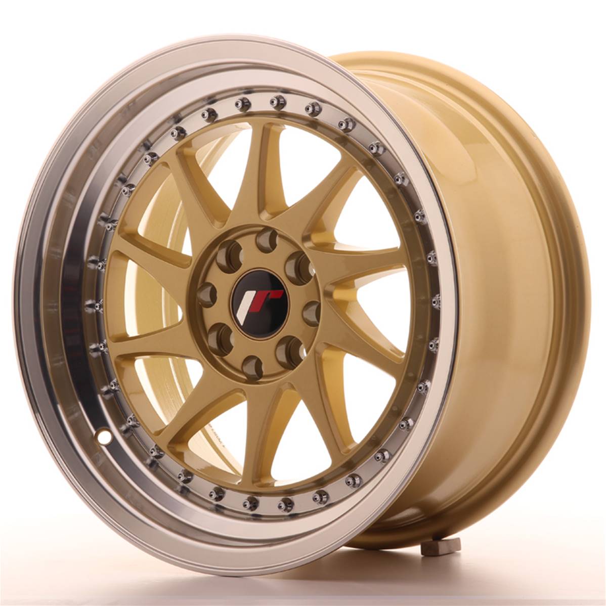 Jante JAPAN RACING JR26 16" x 8" 4x108 4x100 ET 25 Gold