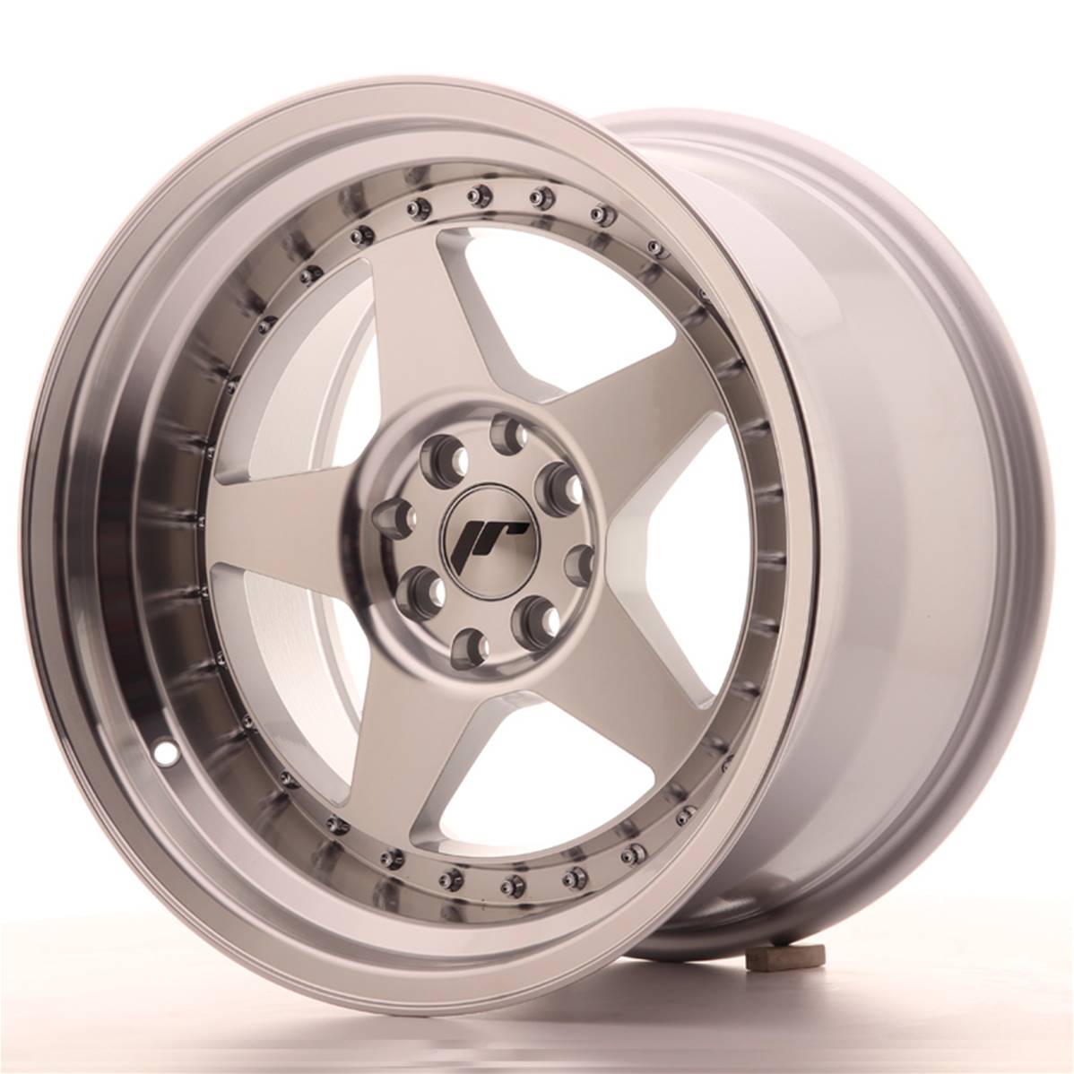 Jante JAPAN RACING JR6 17" x 10" 5x120 5x114,3 ET 20 Machined Face Silver
