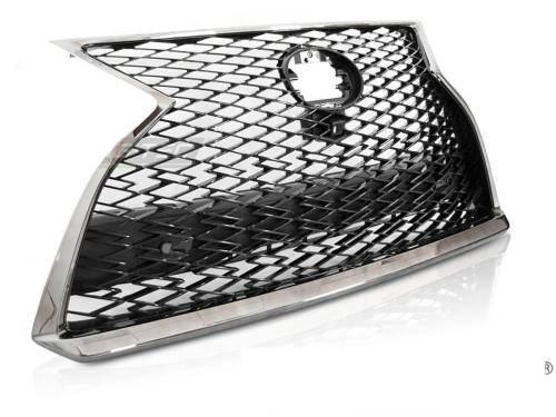 Grille calandre Lexus RX 19-22 Look Sport Chrome Noir