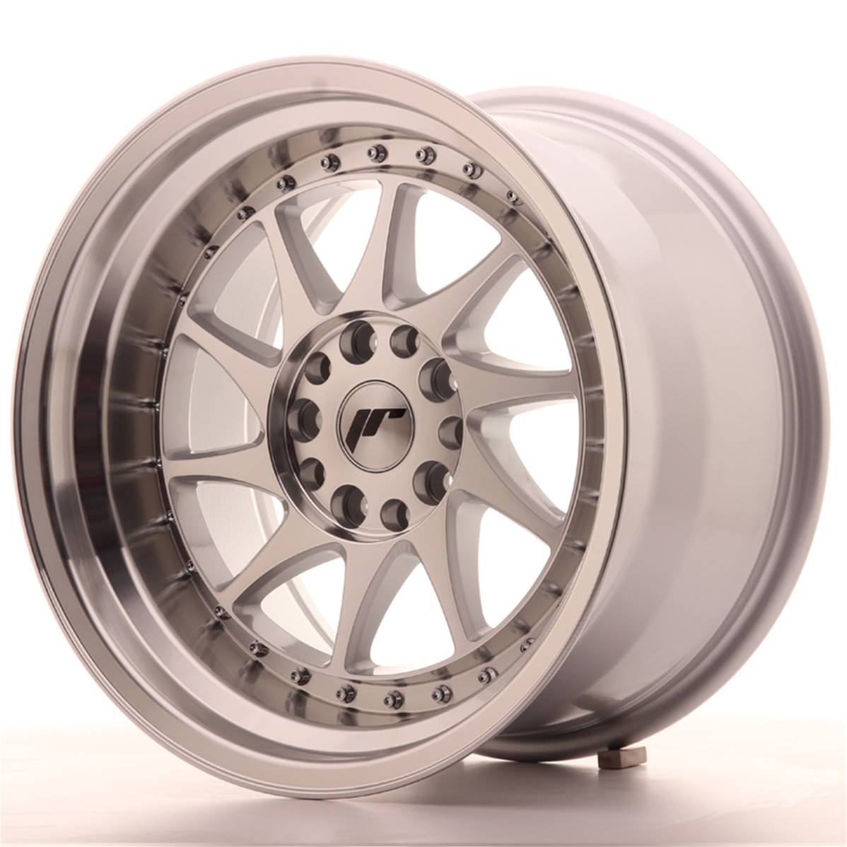 Jante JAPAN RACING JR26 17" x 10" 5x114,3 5x120 ET 20 Machined Face Silver